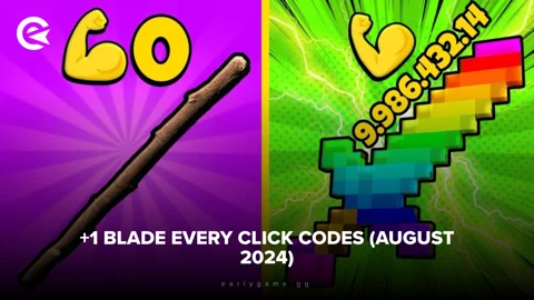 +1 Blade Every Click Codes (August 2024) | EarlyGame