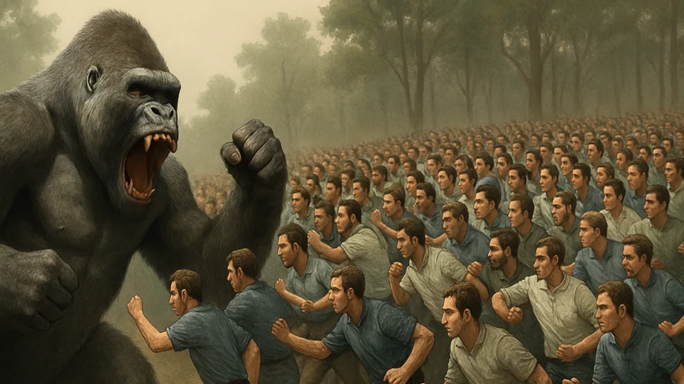 100 Menschen vs. einen Gorilla – Was hat es mit dem Trend… | EarlyGame