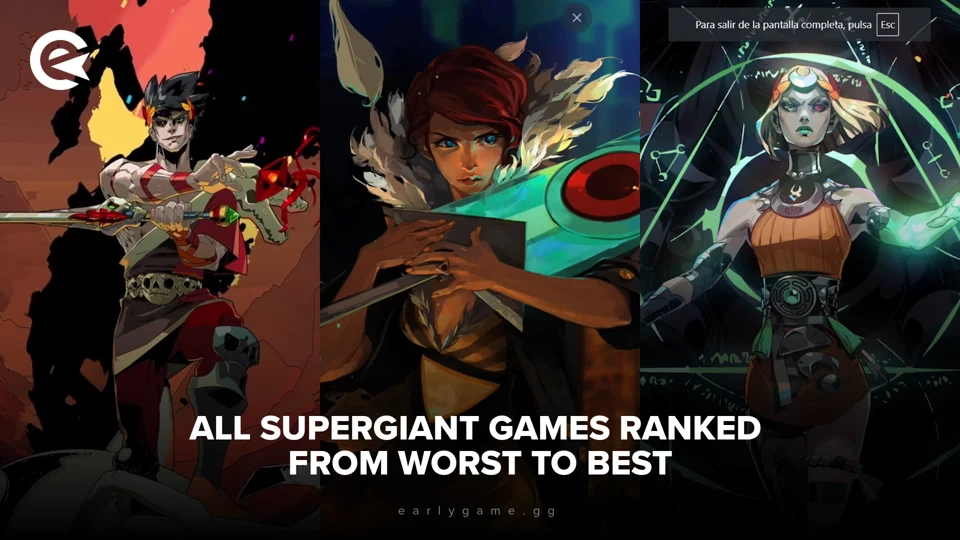 EarlyGame | All Supergiant games ranked