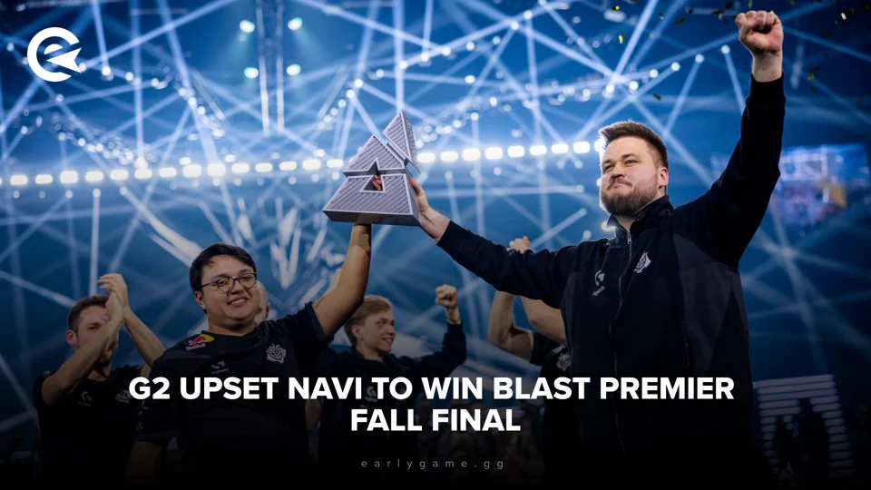 G2 upset NaVi to win BLAST Premier Fall Final | EarlyGame