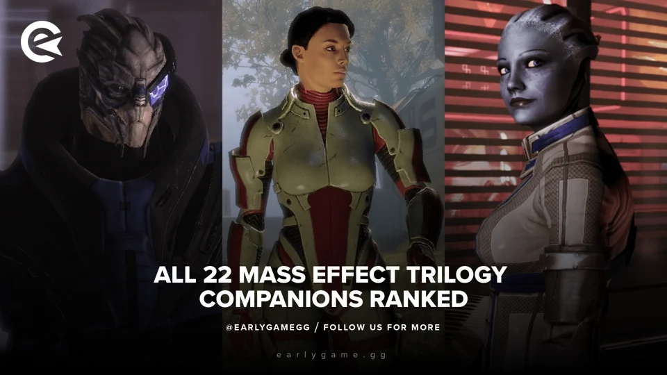 EarlyGame | All 22 Mass Effect trilogy companions ranked