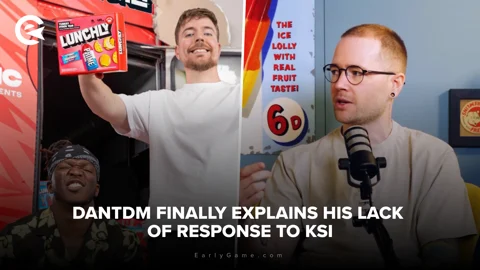 DanTDM finally explains his lack of response to KSI | EarlyGame