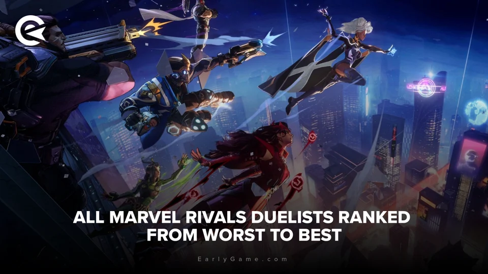 EarlyGame | All Marvel Rivals Duelists ranked from worst to best
