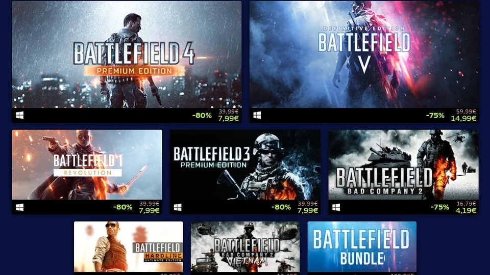 Battlefield im Angebot im Summer Steam Sale | EarlyGame