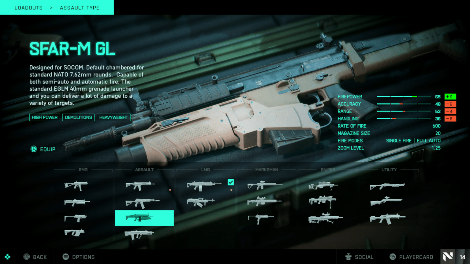 Battlefield 2042 | Best SFAR-M GL Loadout Attachments &… | EarlyGame