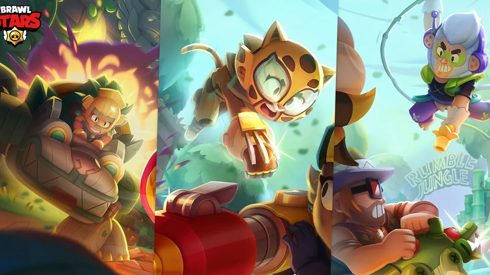 All Skins In Season 18 (Rumble Jungle) Of Brawl Stars | MobileMatters