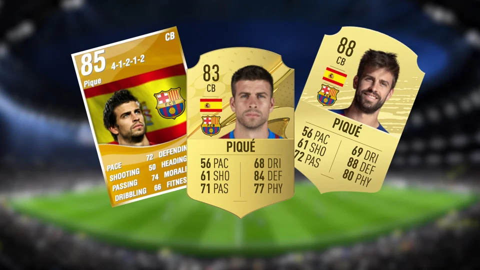 EarlyGame | FUT History: All Gerard Piqué Cards