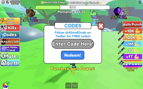 Fireball Punching Simulator Codes December - Roblox | EarlyGame