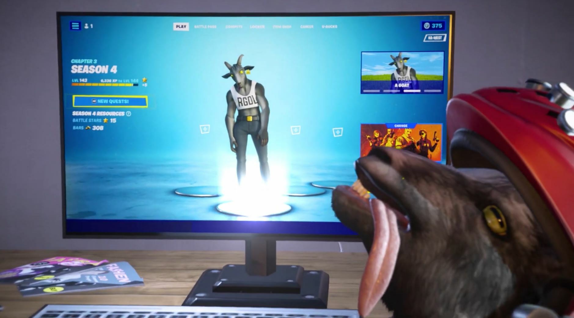 WTF: La cabra de Goat Simulator está de camino a Fortnite | EarlyGame WTF: La cabra de Goat Simulator está de camino a Fortnite | EarlyGame