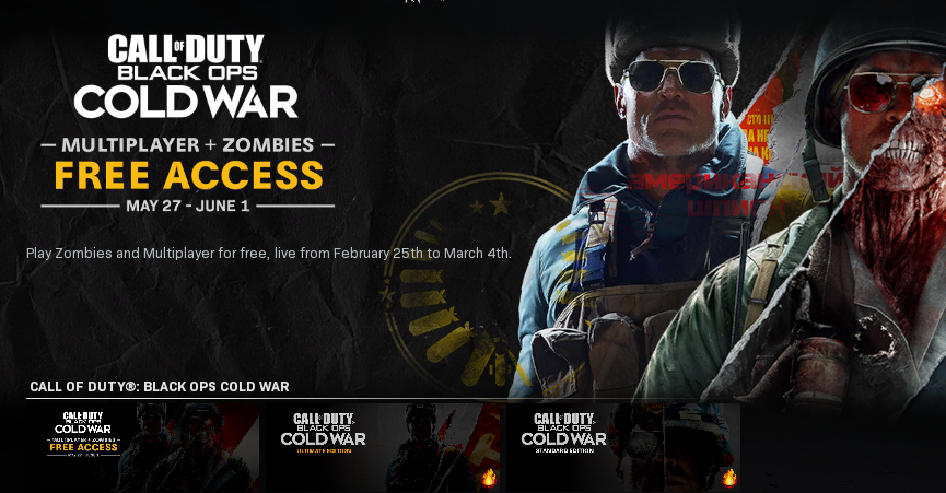Call of Duty: BOCW Free Access Weekend | EarlyGame