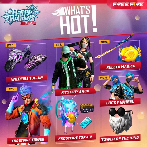 Garena Free Fire Weekly Schedule (December 20 - 26) | MobileMatters