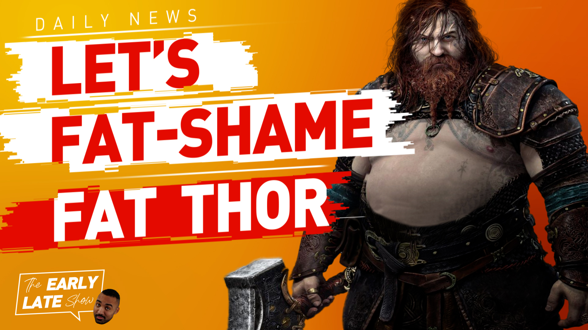 God of War Ragnarok Fat Thor is The Real Thor from Norse… | EarlyGame