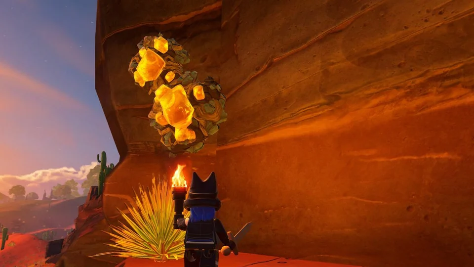 Lego Fortnite: How To Get Rough And Cut Amber | EarlyGame