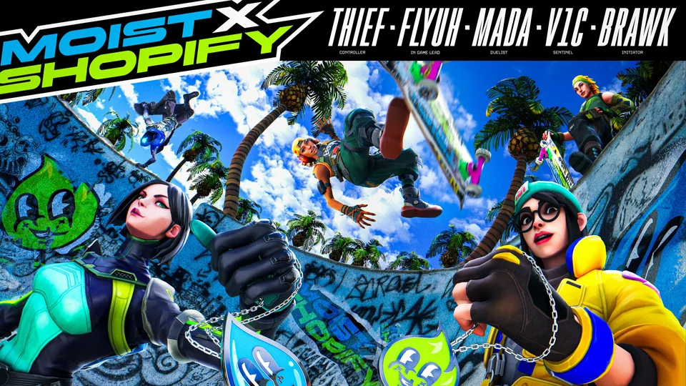 Moist x Shopify Rebellion Valorant Roster Has Been… | ValorFeed