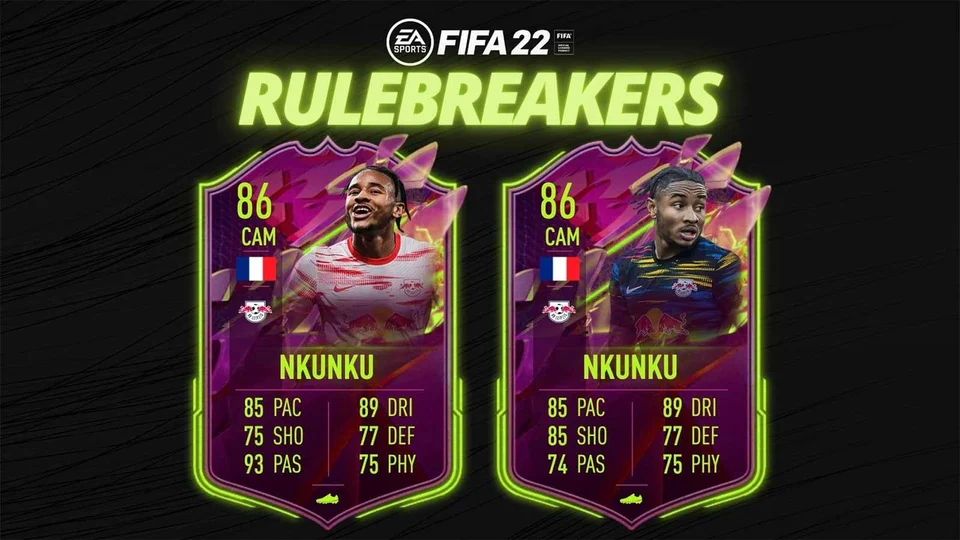 FIFA 22 Rulebreaker Nkunku Player Pick SBC | EarlyGame