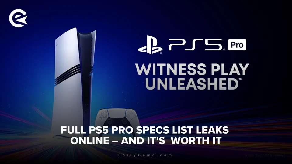 Full PS5 Pro specs list leaks online | EarlyGame
