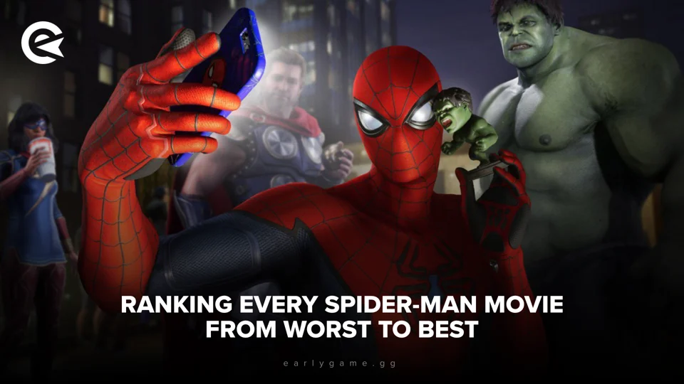 EarlyGame | Ranking Every Spider-Man Movie From Worst To Best