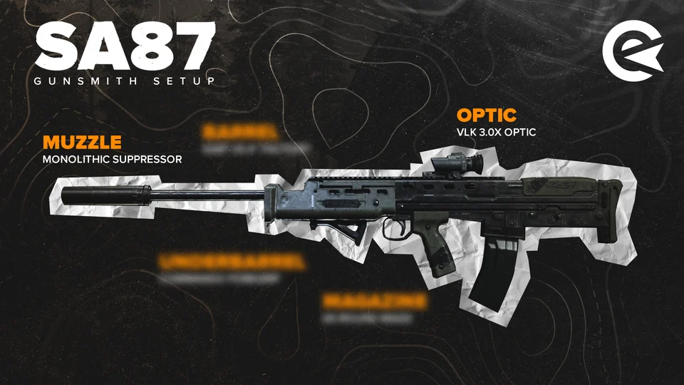 The Best Warzone SA87 Loadout | The Fast LMG | EarlyGame