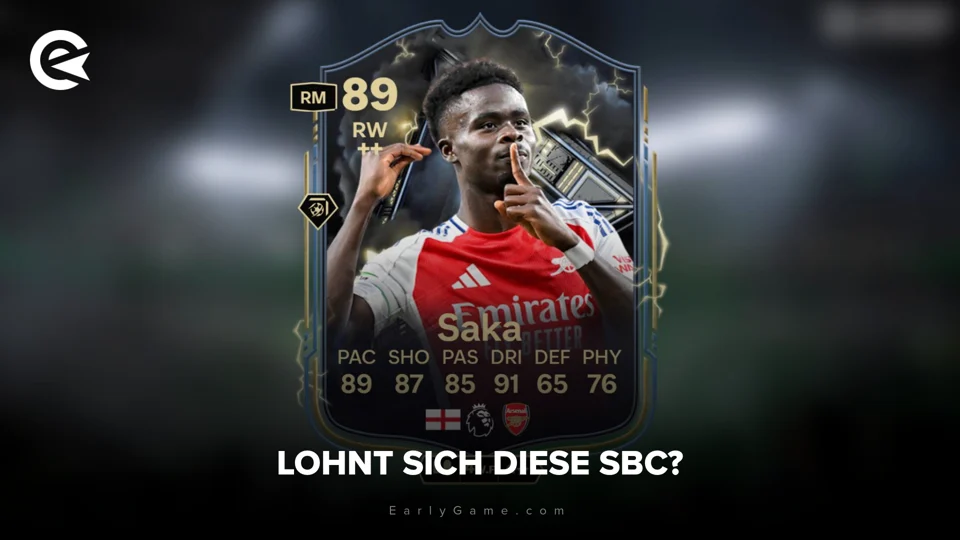 EA FC 25: Thunderstruck Bukayo Saka – Lohnt sich die SBC? | EarlyGame