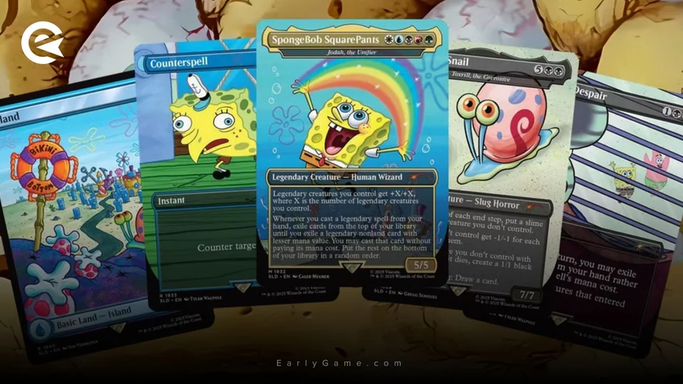 SpongeBob Meets Magic: The Gathering – A Meme-Fueled… | EarlyGame