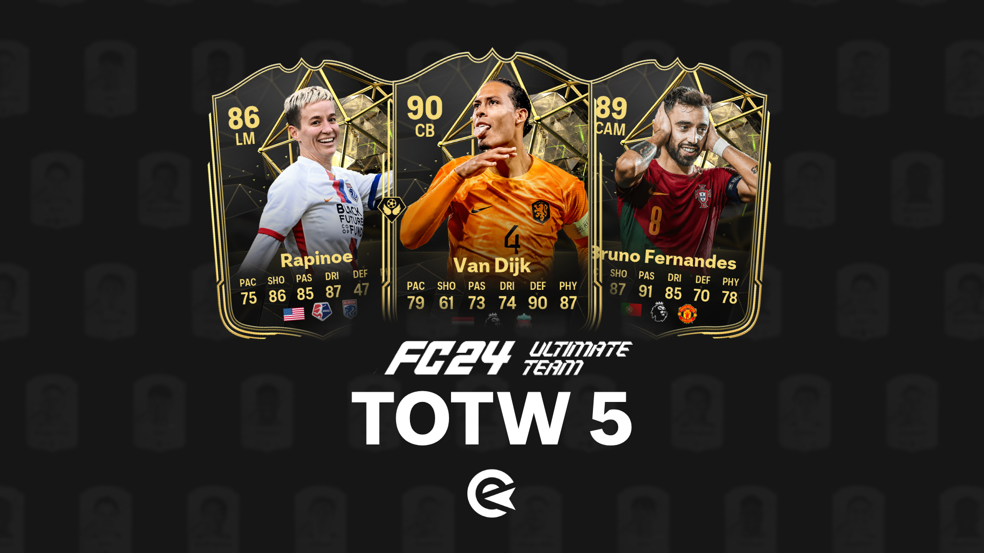 EA FC 24 TOTW 5: With van Dijk, Fernandes & Rapinoe - TrendRadars