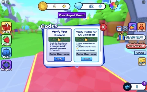 Tree Punch Simulator Codes (November 2023) | EarlyGame