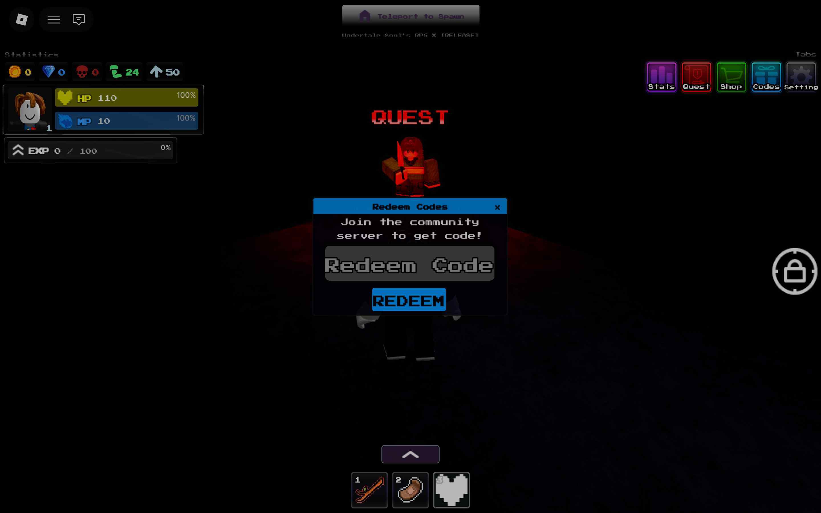 Undertale Soul’s RPG X [RELEASE] Коды (Декабрь 2025) — Игровой Инструктаж