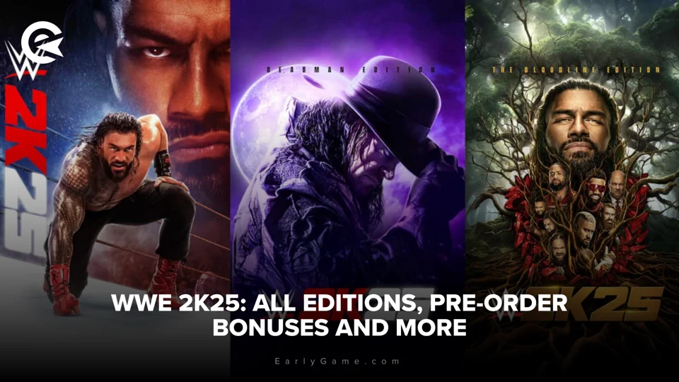 WWE 2K25: All Editions, Pre-Order Bonuses And More | EarlyGame