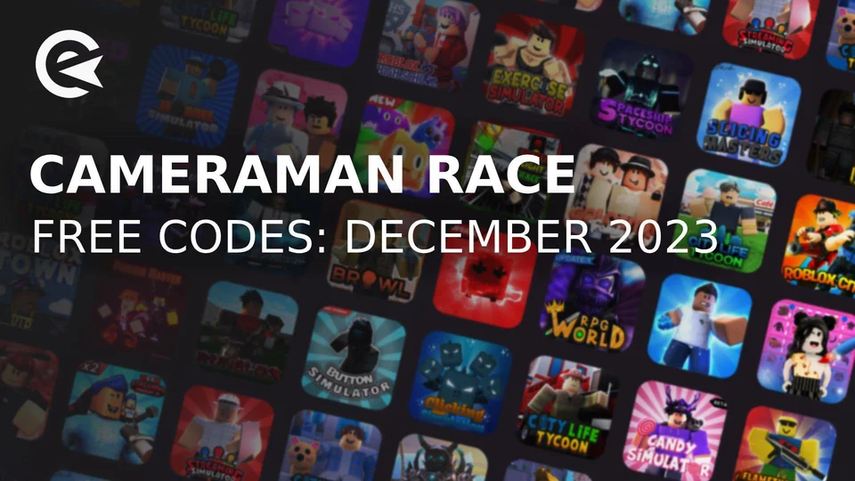 Cameraman Race Simulator Codes December 2023 - Roblox | EarlyGame