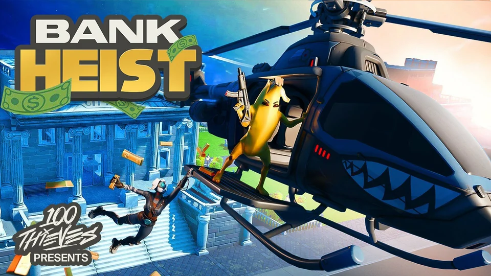Fortnite x 100 Thieves' "Bank Heist": Map Code, Gameplay… | EarlyGame