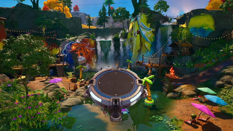 Fortnite: Where To Use A Launchpad At Sunswoon Lagoon | EarlyGame