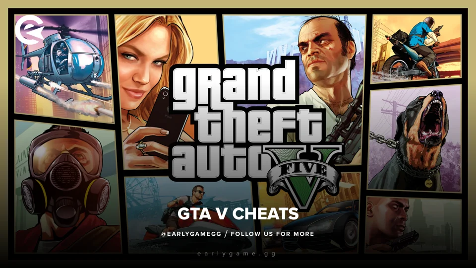 GTA 5 Cheat Codes (PC, PS5, PS4, PS3, Xbox Series S/X,… | EarlyGame