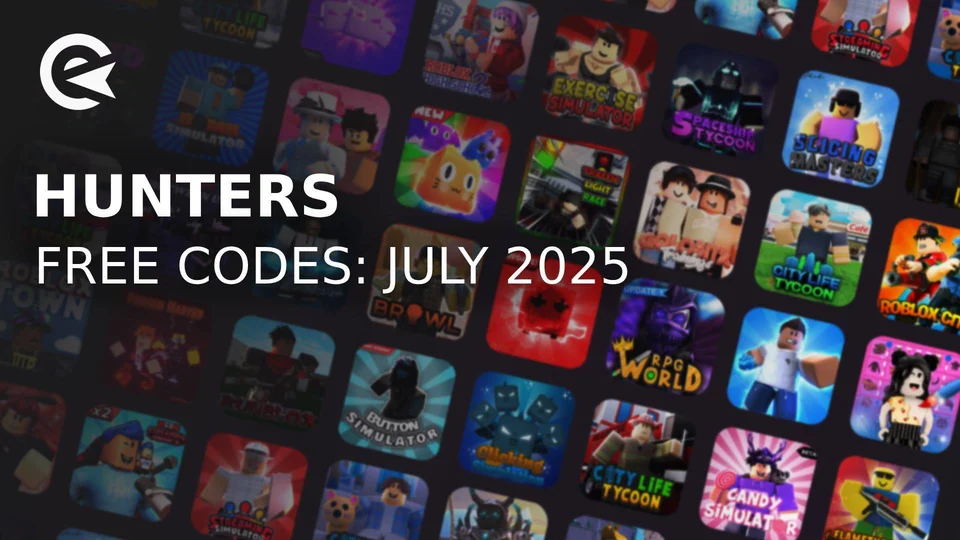 Roblox Hunters Codes (July 2025) | EarlyGame