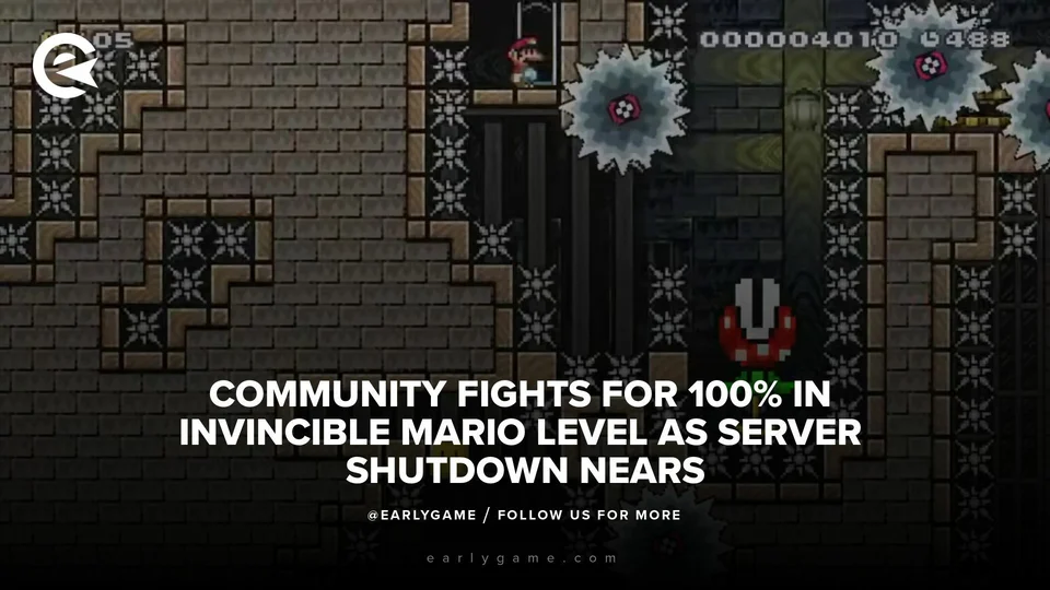Community Fights For 100% In Invincible Mario Level As… | EarlyGame