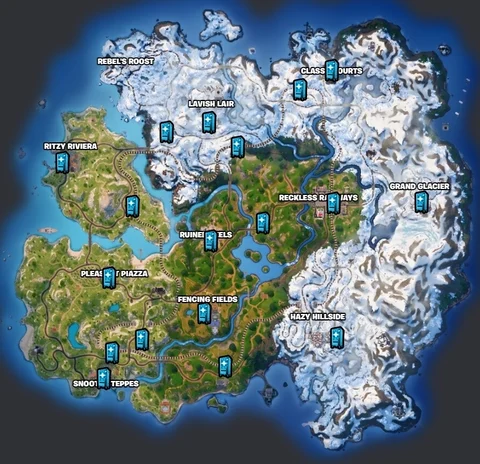 Fortnite: All Mending Machine Locations | Chapter 5… | EarlyGame
