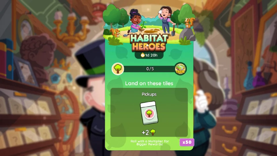 Monopoly Habitat Heroes Event: Rewards, Milestones &… | MobileMatters