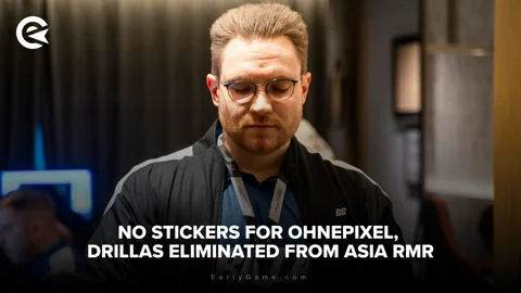 CS2: No stickers for ohnePixel, DRILLAS eliminated out of… | EarlyGame