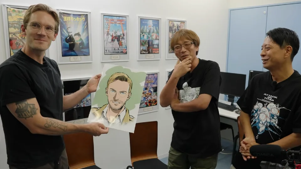 PewDiePie zeichnet im "Attack on Titan"-Studio: Neue… | EarlyGame