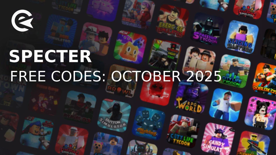 Specter Codes (October 2025) | EarlyGame