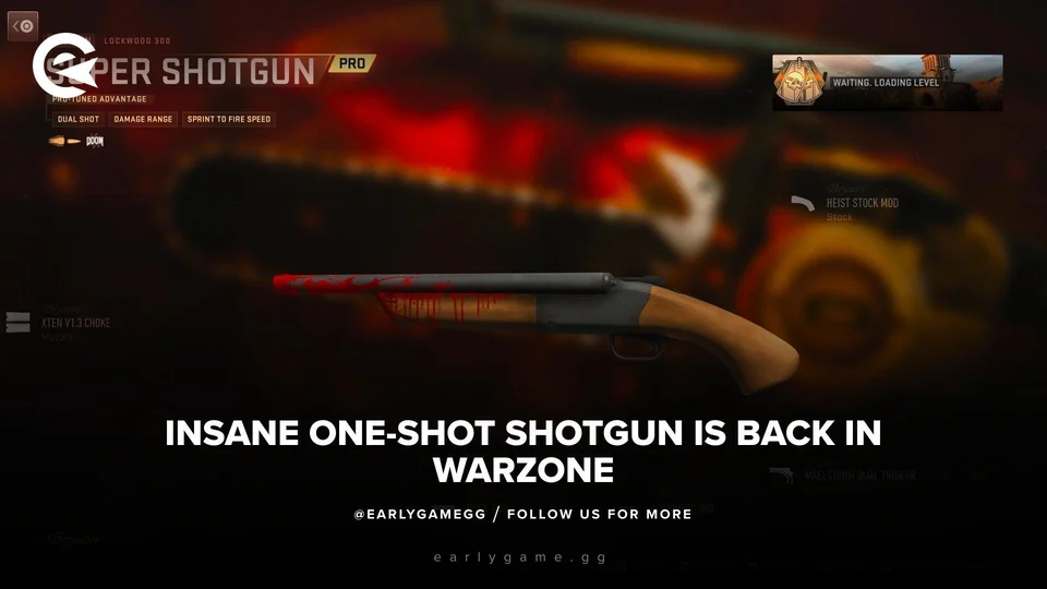 Insane One-Shot Shotgun Returns To Warzone | EarlyGame