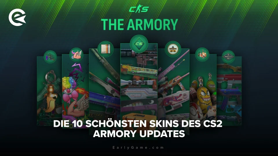 EarlyGame | Die 10 schönsten Skins des CS2 Armory Updates