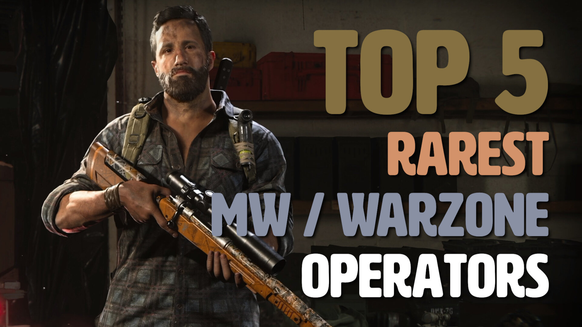 Top 5 Rarest MW / Warzone Operators | EarlyGame