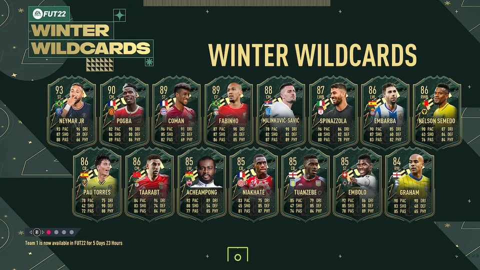 FIFA 22 Winter Wildcards: All Players and Upgrades | EarlyGame