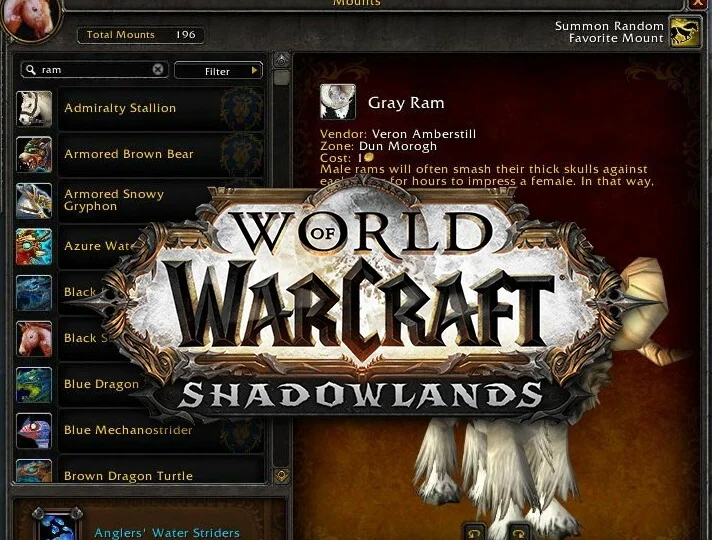 EarlyGame | 5 New Mounts in WoW Shadowlands and Where to Find them